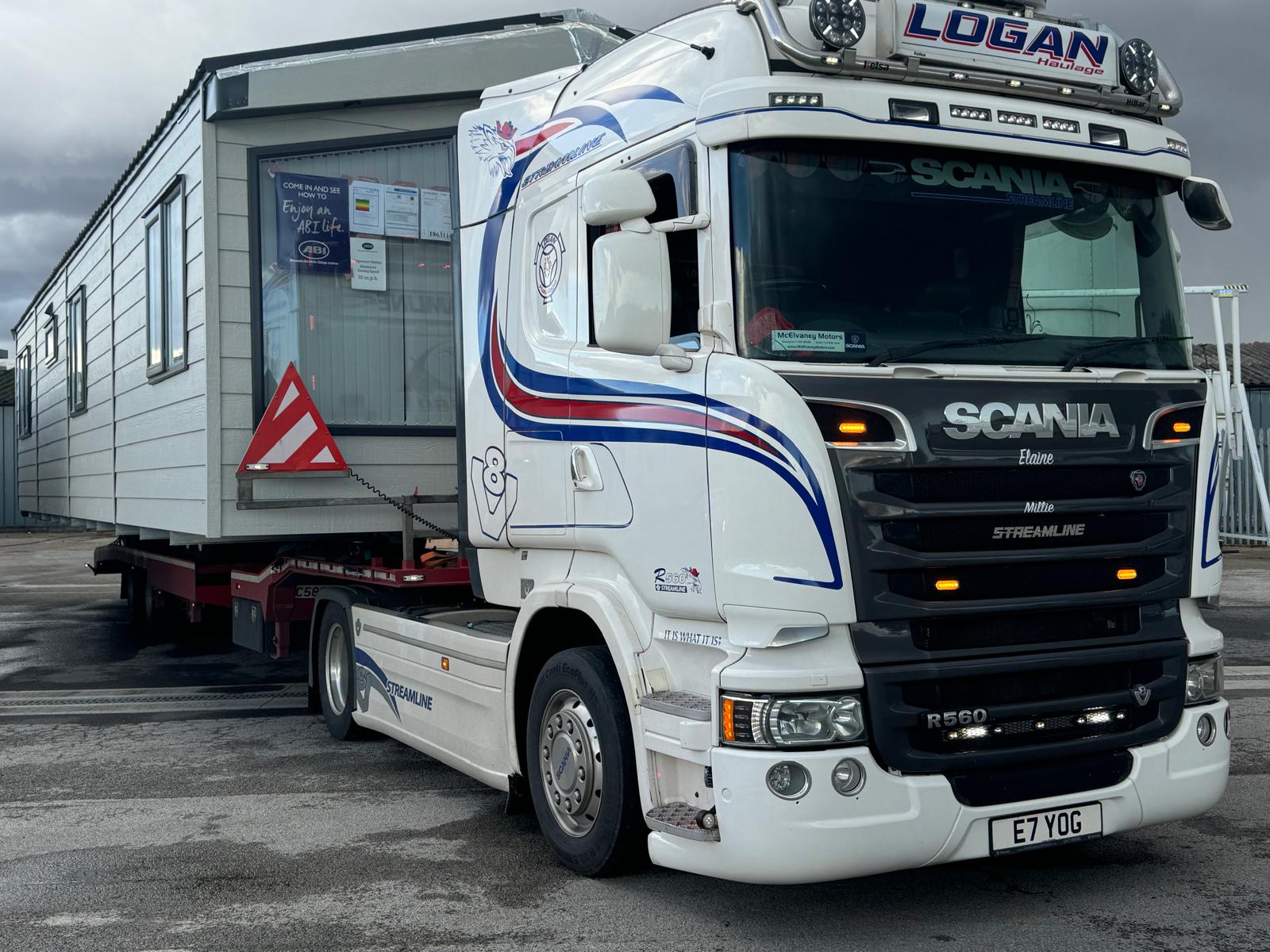 Logan Haulage – Caravan transport across Scotland and the UK